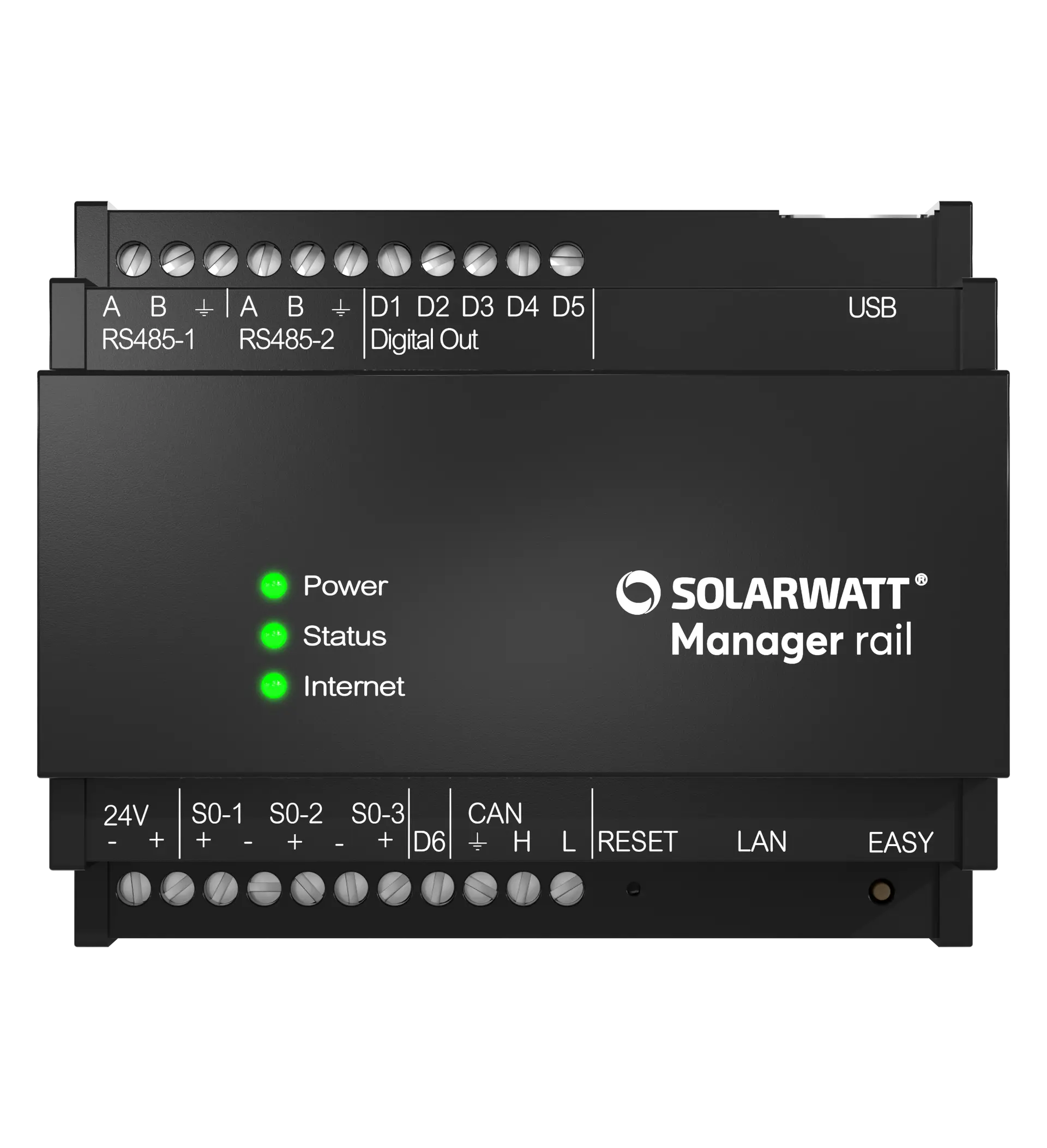 Caractéristiques techniques du SOLARWATT Manager.